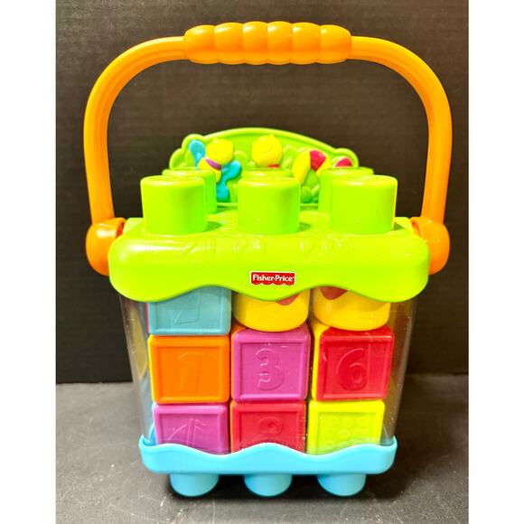 Fisher-Price | Toys | Fisherprice Stack N Surprise Blocks Count N Build ...